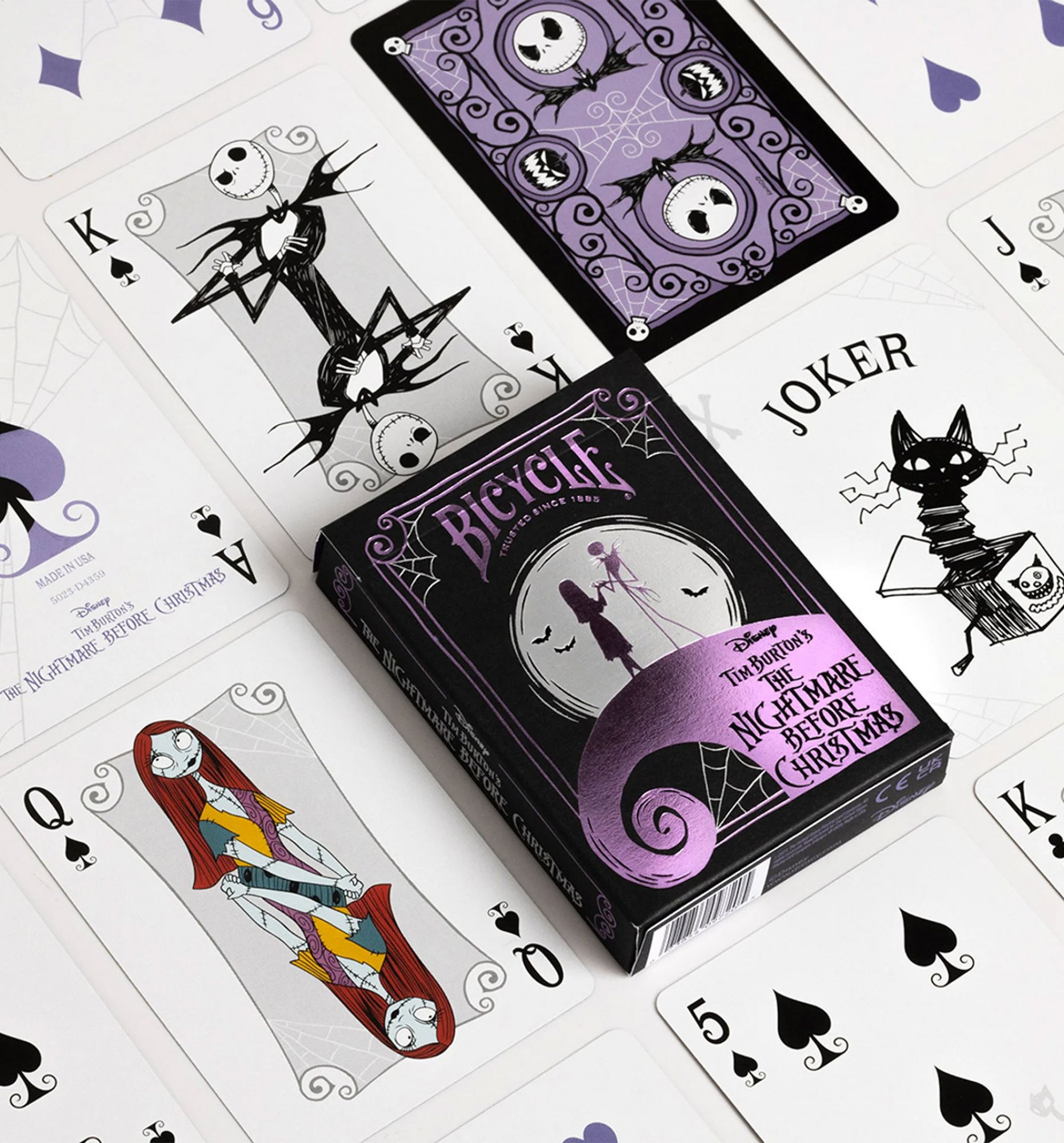 Disney The Nightmare Before Christmas Playing Cards from Bicycle