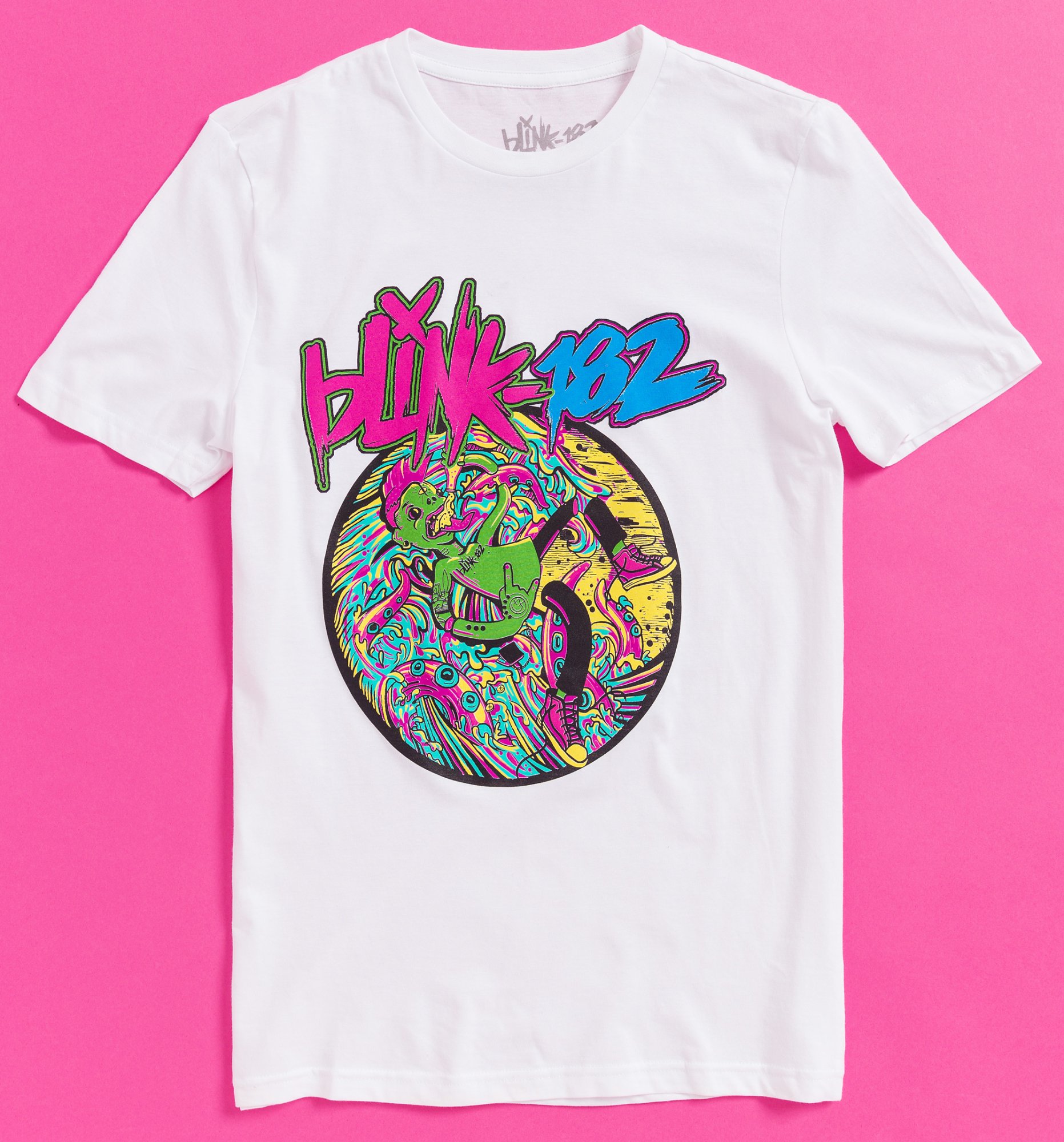 Blink-182 Overboard White T-Shirt
