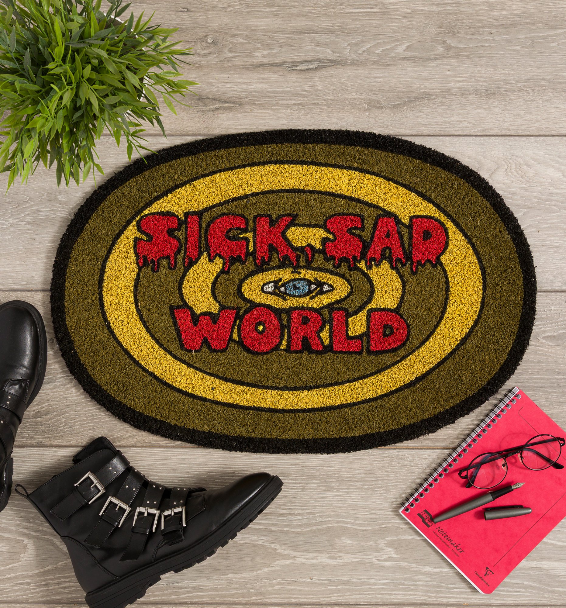Daria Sick Sad World Door Mat