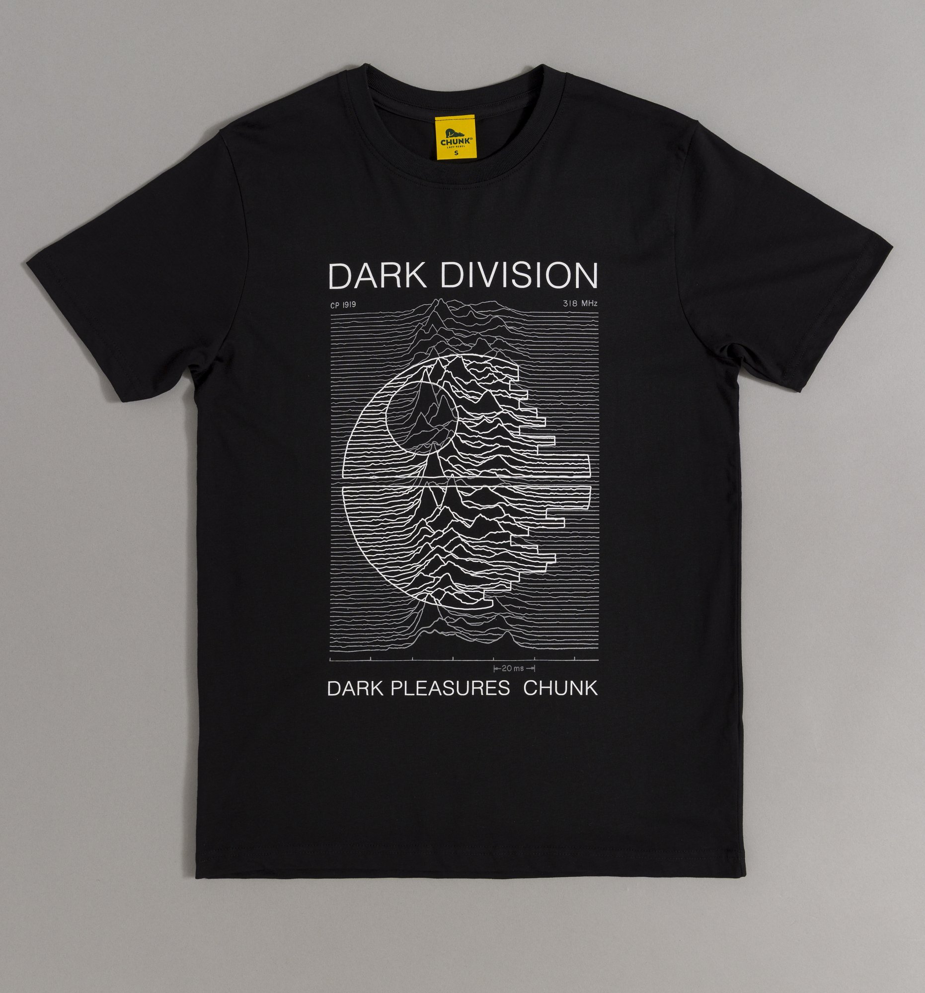 Dark Division Black Organic T-Shirt from Chunk