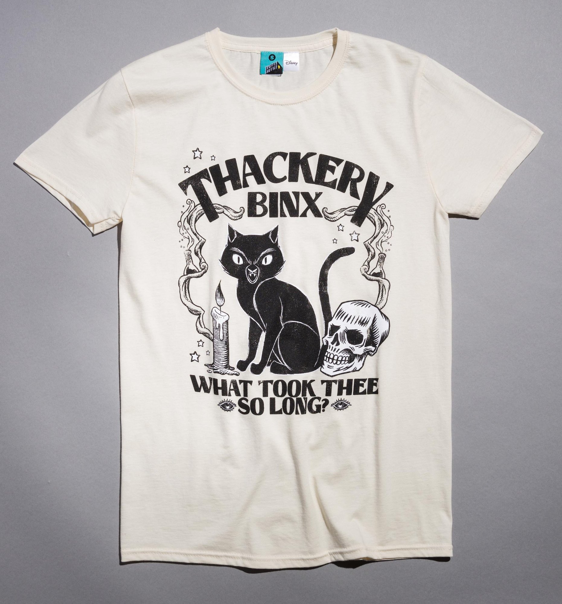 Disney Hocus Pocus Thackery Binx Natural T-Shirt