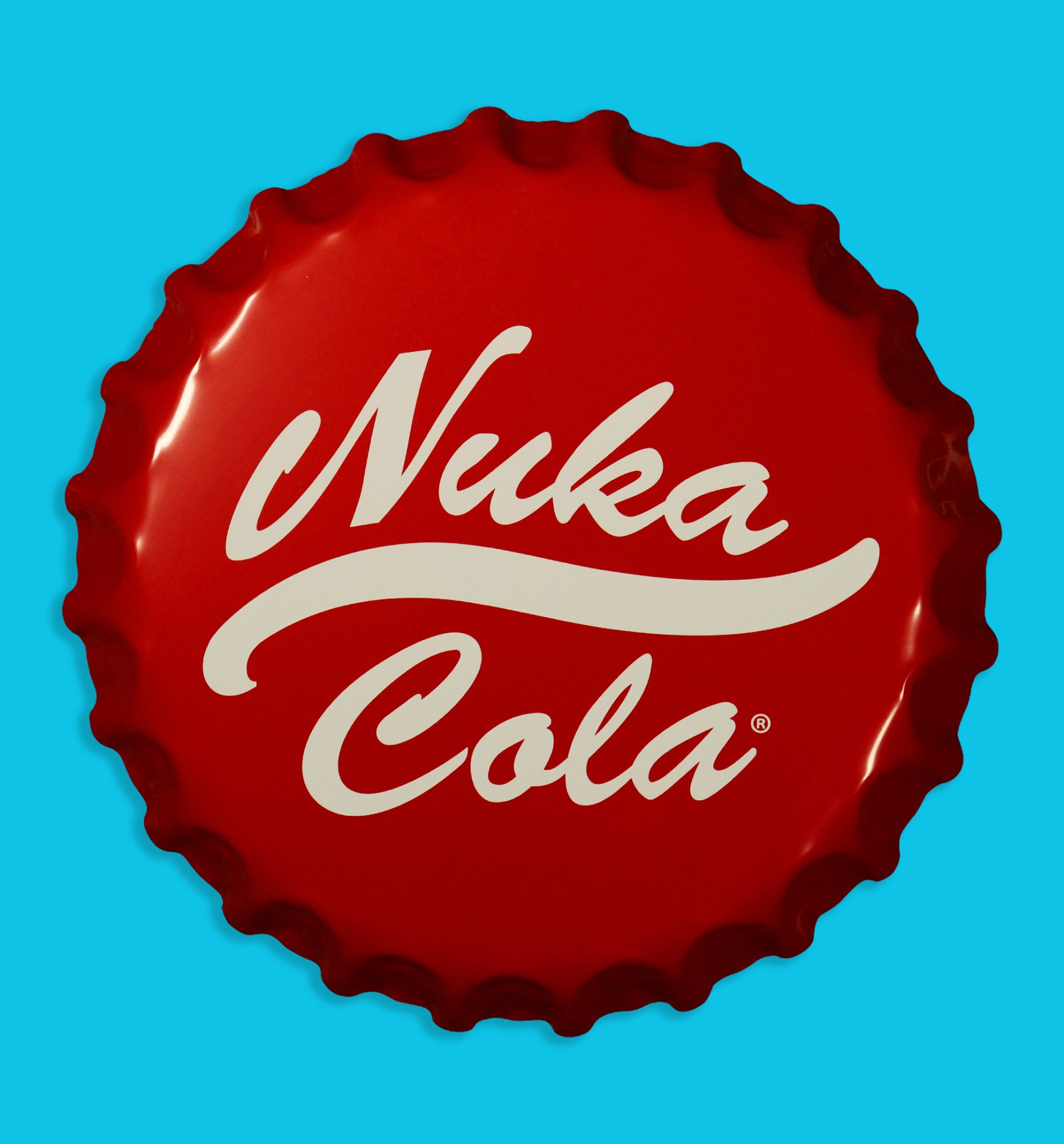 Fallout Nuka-Cola Bottle Cap Tin Sign