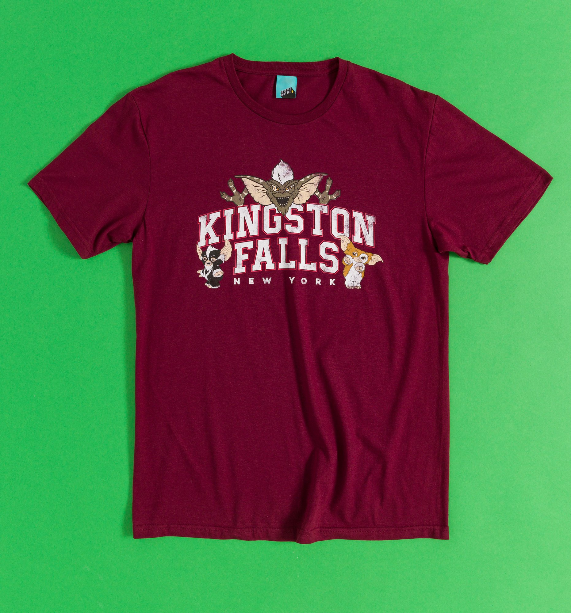 Gremlins Kingston Falls Maroon T-Shirt