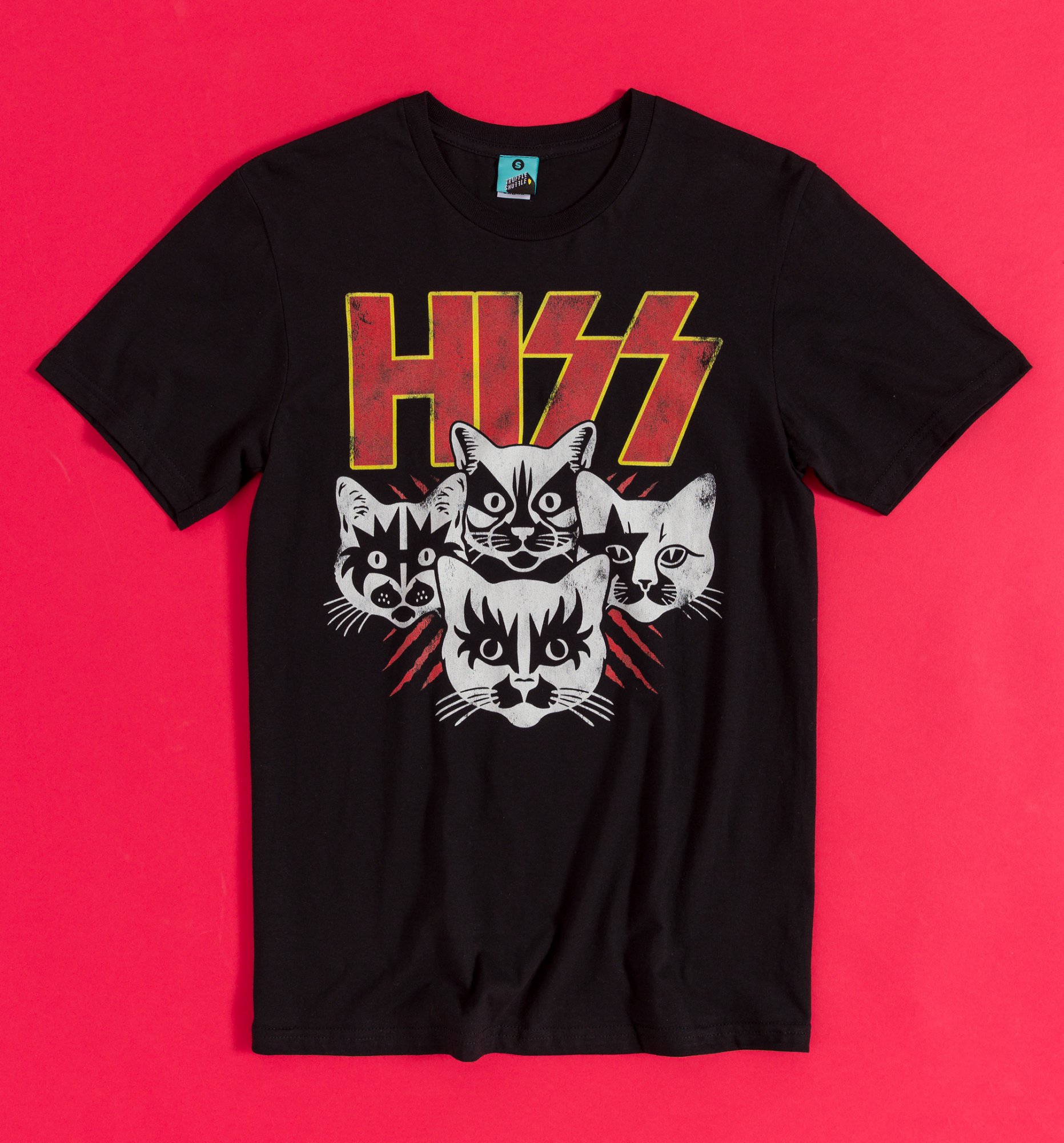 HISS Cats Black T-Shirt