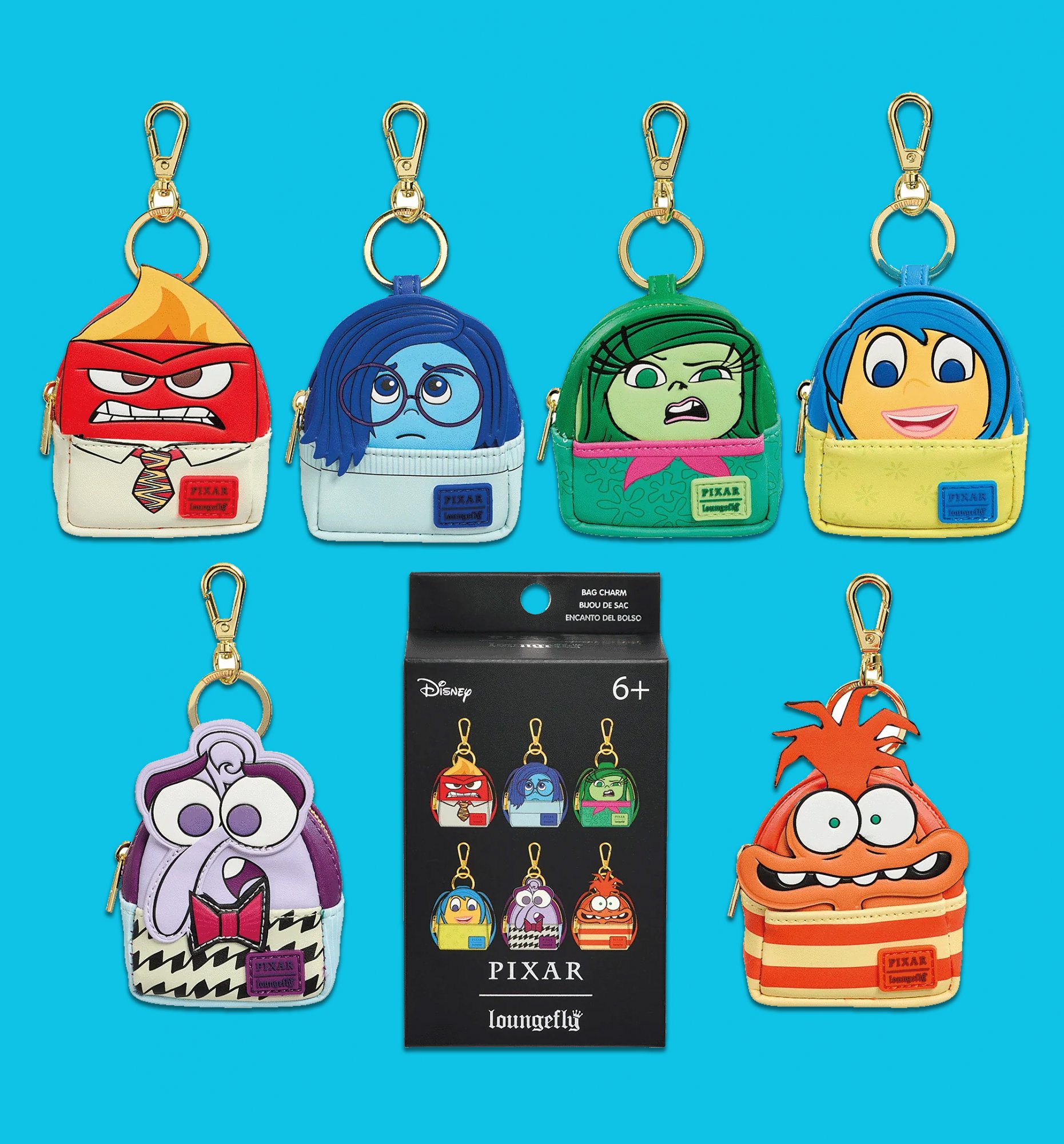 Loungefly Disney Pixar Inside Out 2 Collection Mystery Mini Backpack ...