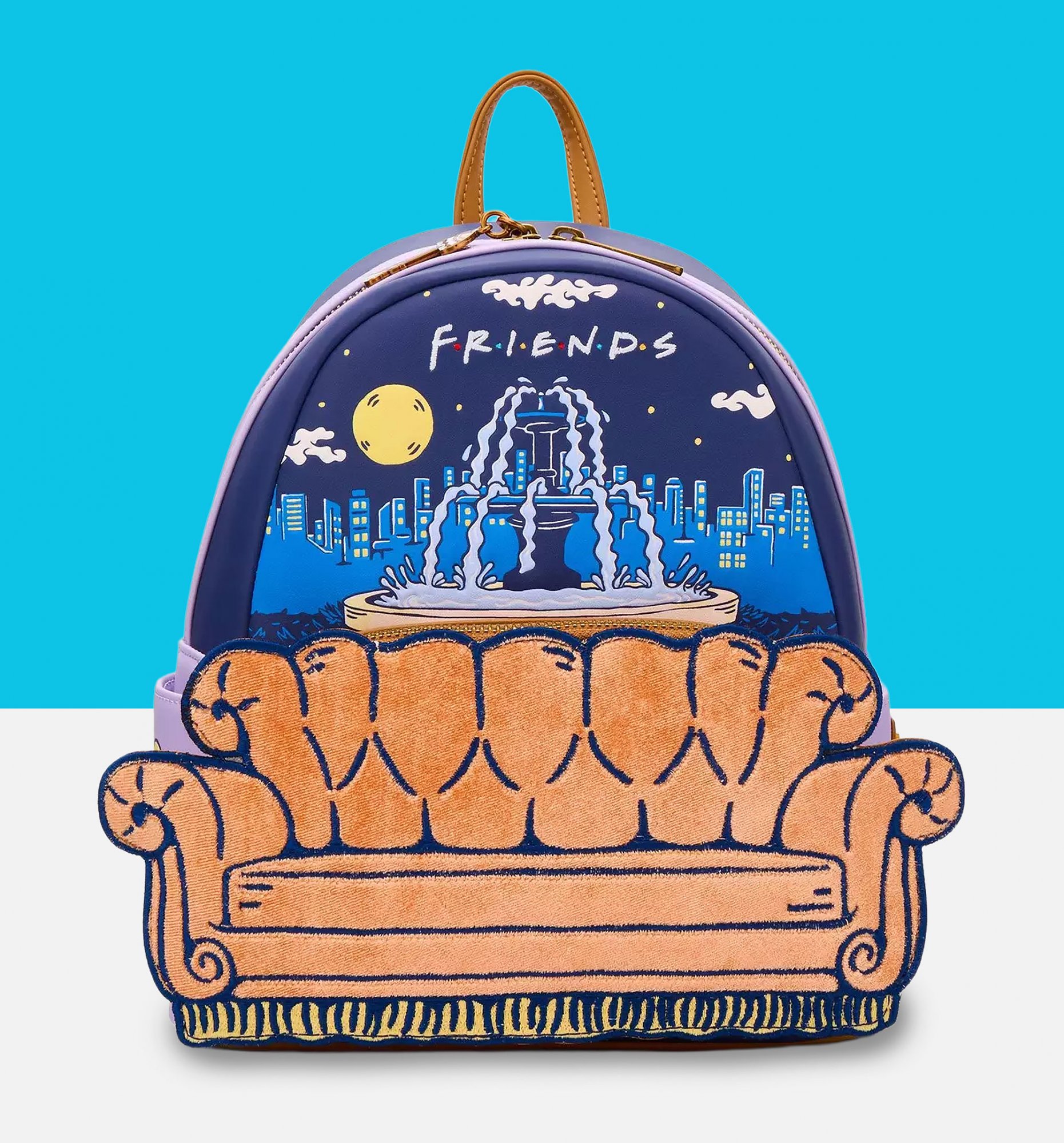 Loungefly Friends Velvet Couch Mini Backpack
