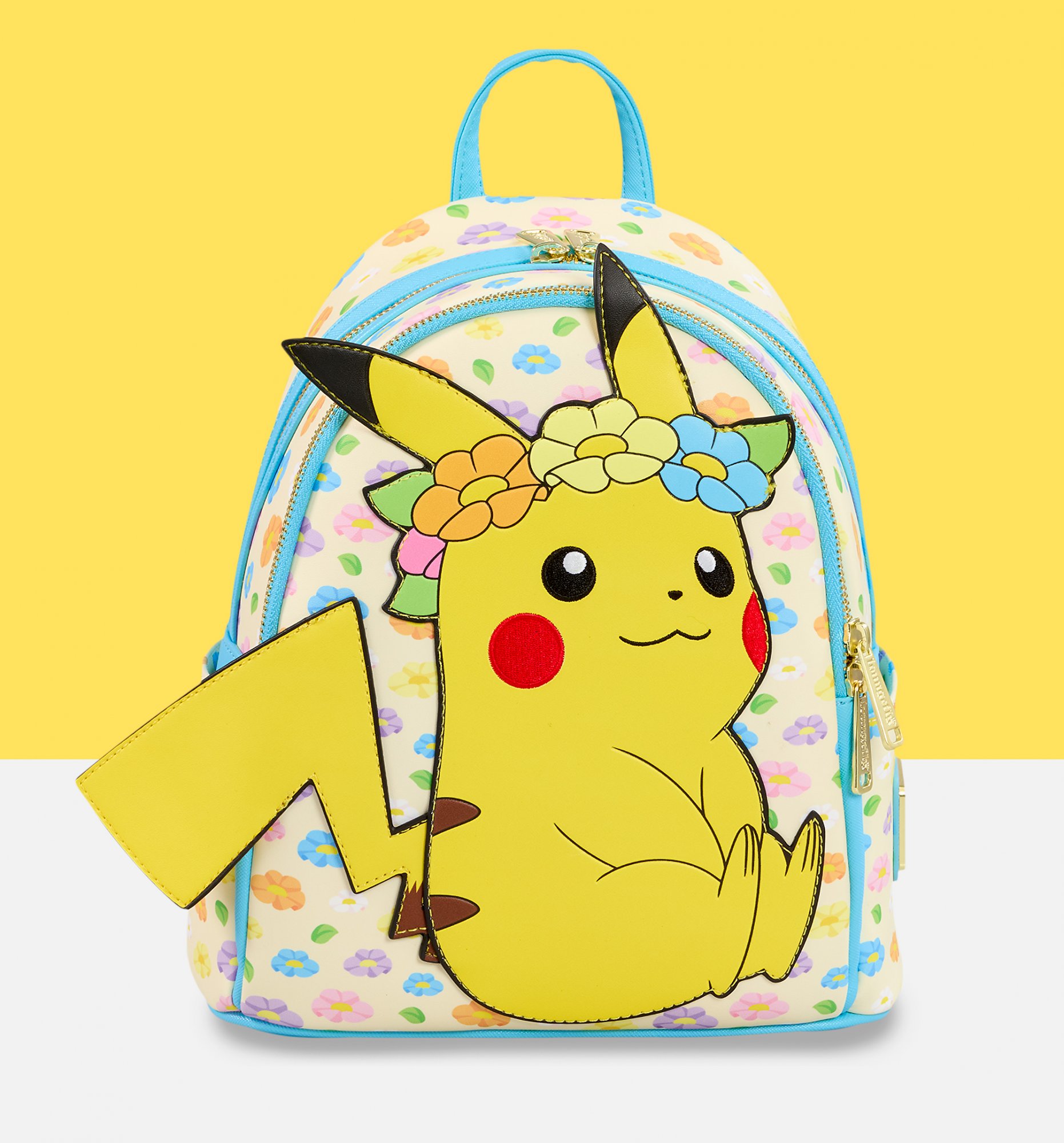 Loungefly Pokemon Pikachu Floral Crown Mini Backpack