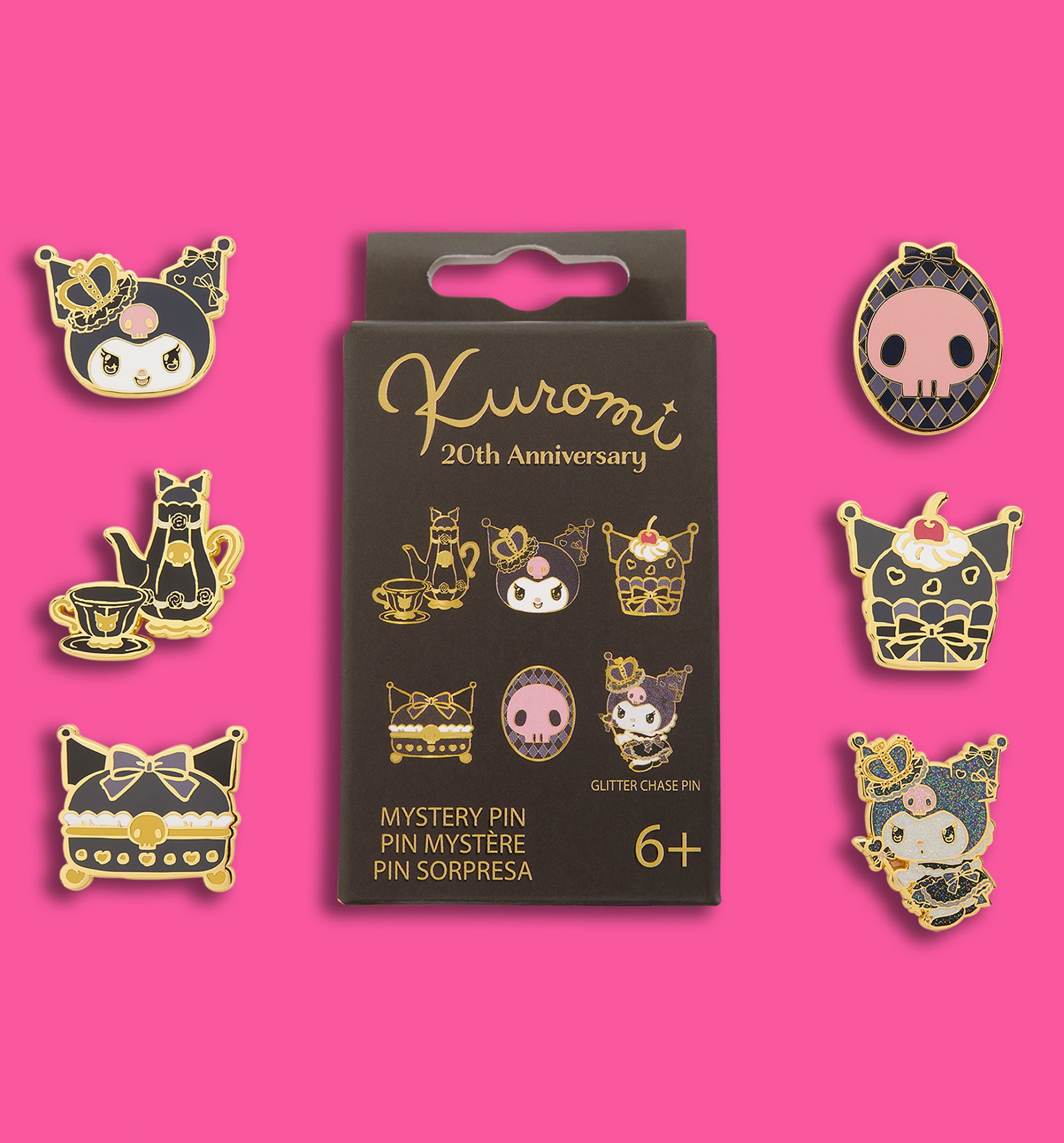 Loungefly Sanrio Kuromi 20th Anniversary Mystery Box Pin