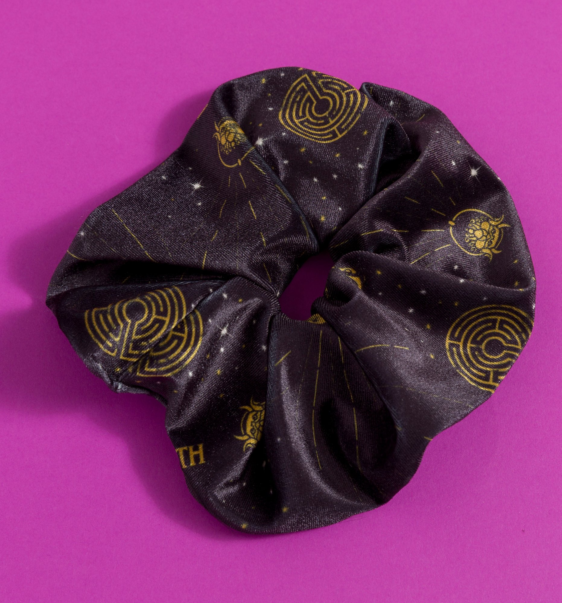 Labyrinth Celestial Velvet Oversized Scrunchie