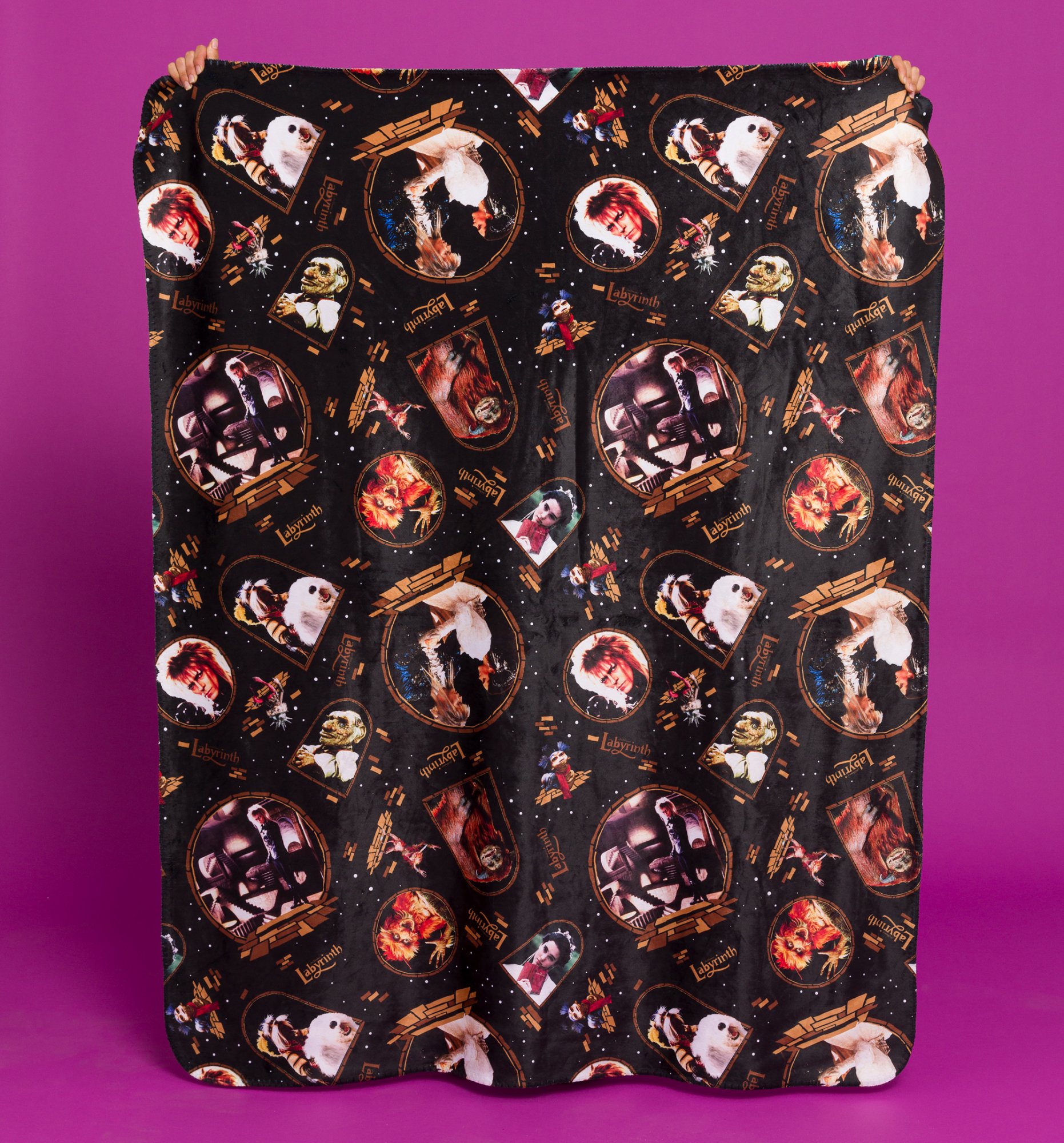 Labyrinth Movie Scenes Fleece Throw