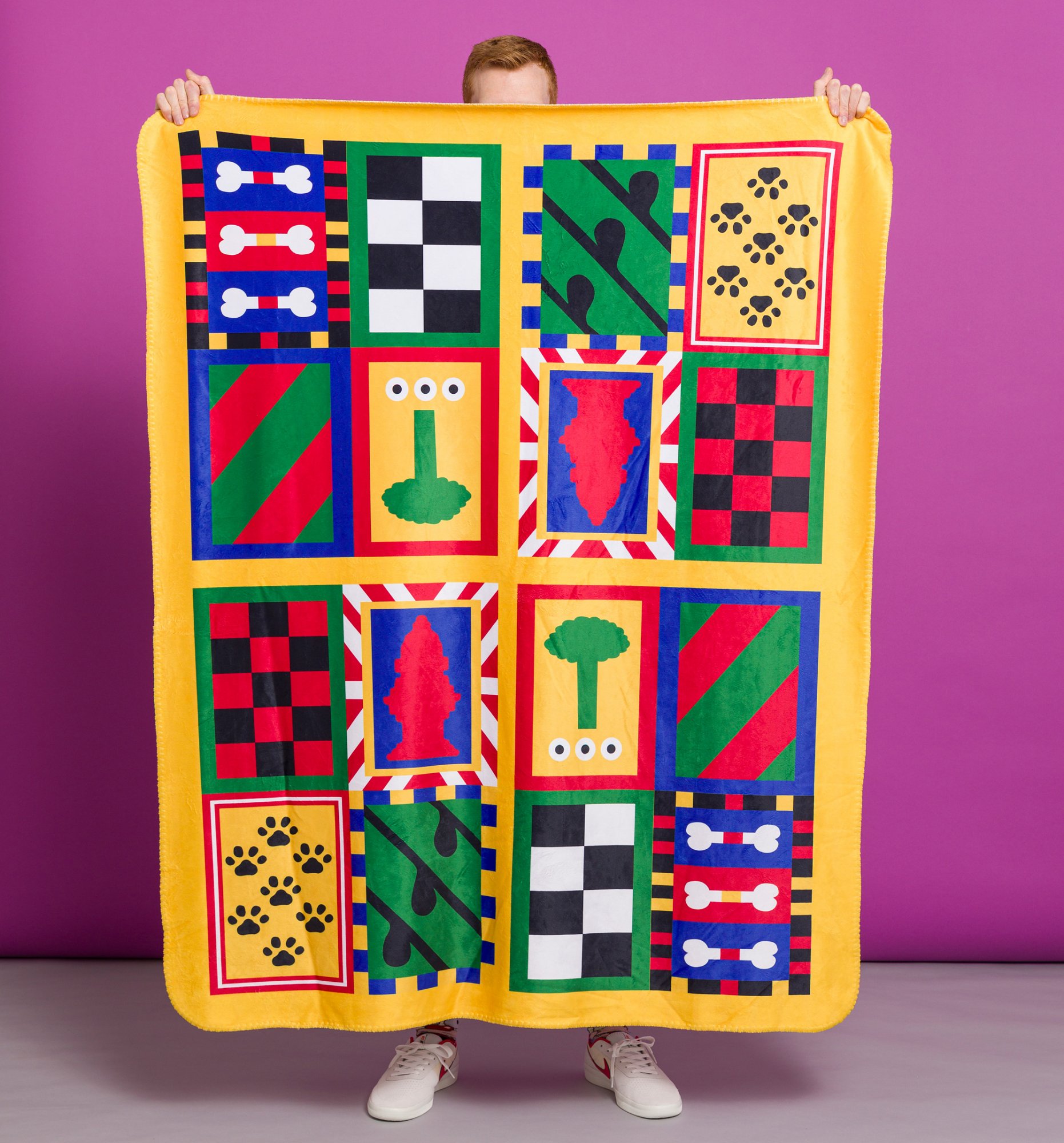 Labyrinth Sir Didymus And Ambrosius Fleece Throw