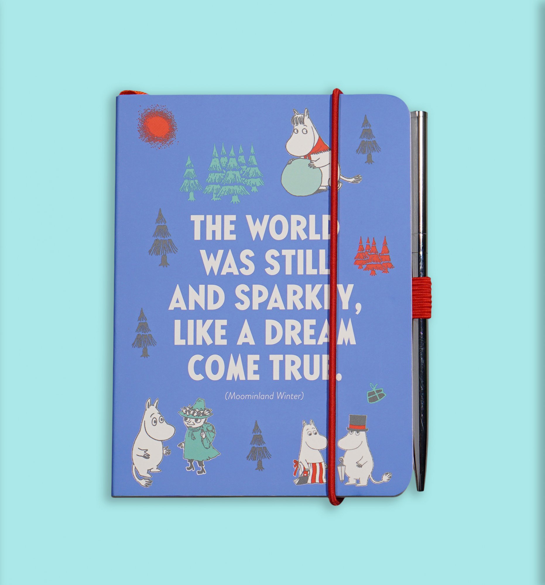 Limited Edition Moomin 80th Anniversary Winter A6 Notebook & Pen