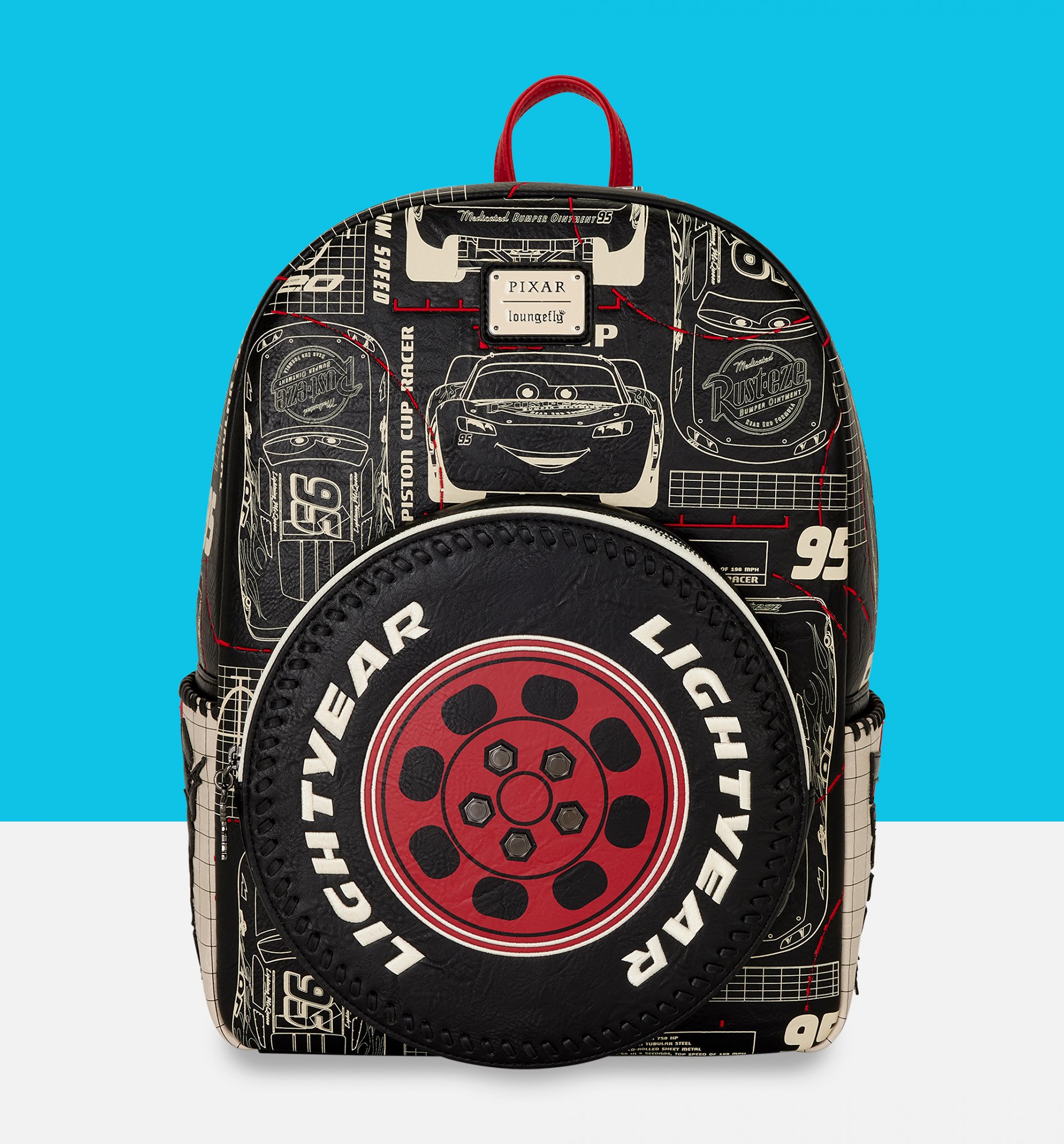 Loungefly Cars Full Size Backpack