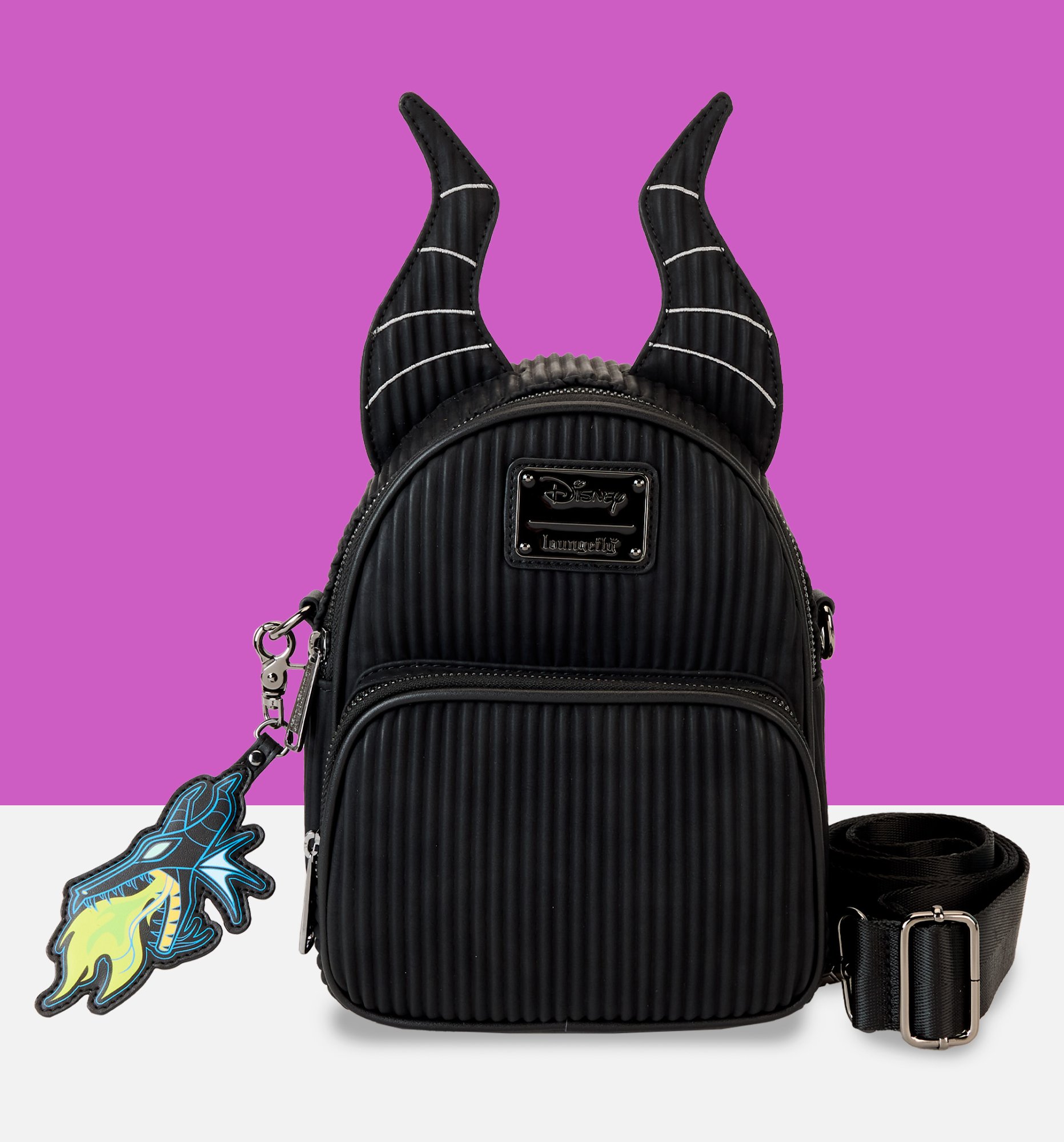 Loungefly Disney Villains Maleficent Convertible Mini Backpack