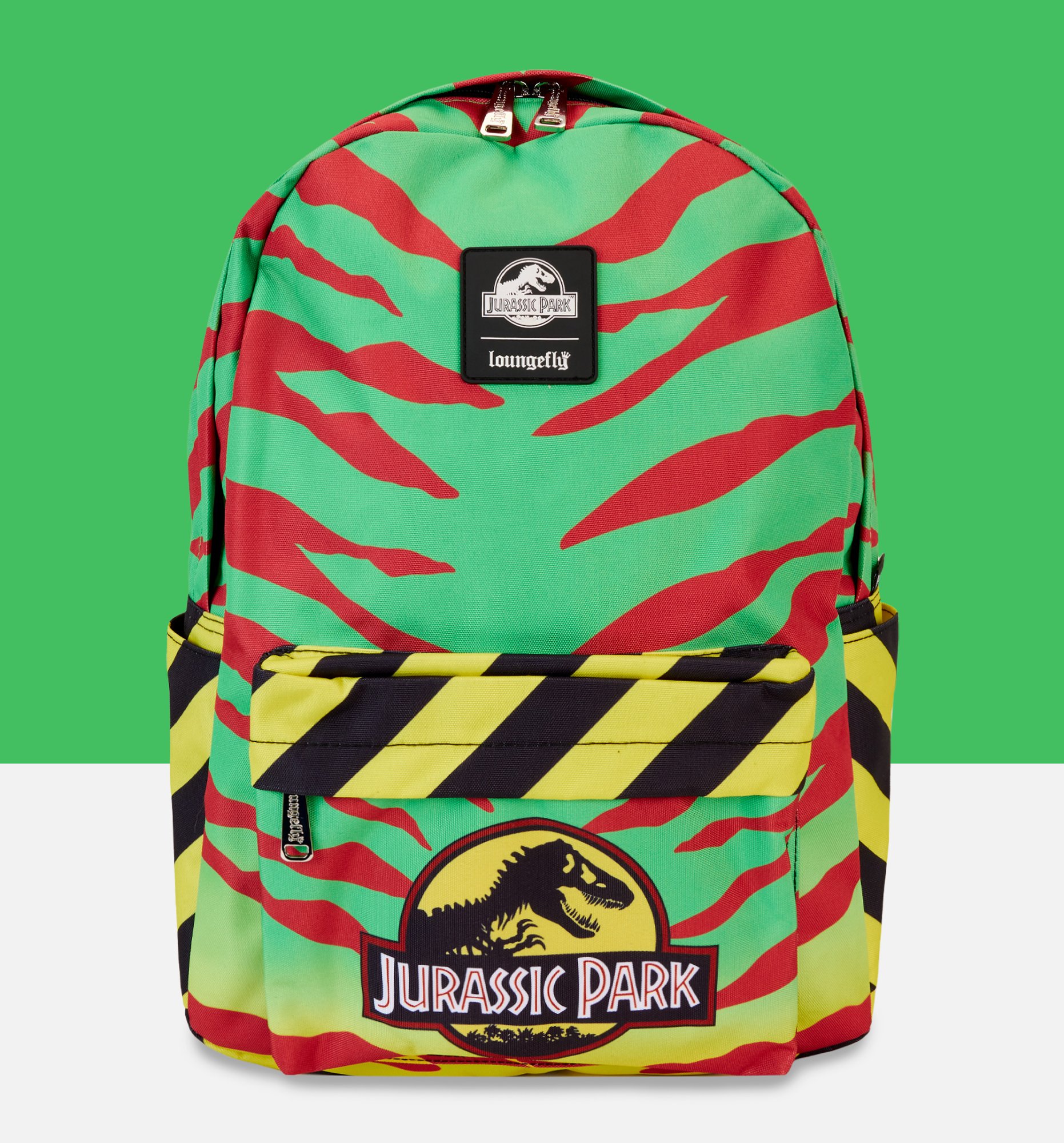 Loungefly Jurassic Park Camo Full Size Nylon Backpack Loungefly Jurassic Park Camo Full Size Nylon Backpack