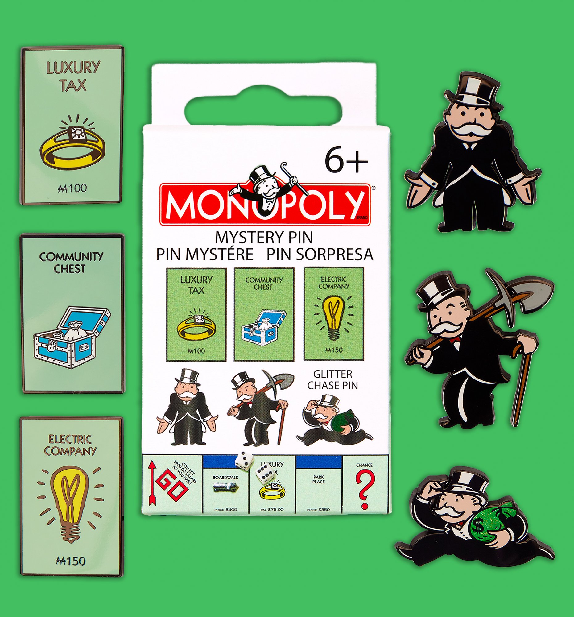 Loungefly Monopoly 90th Anniversary Mystery Box Pin