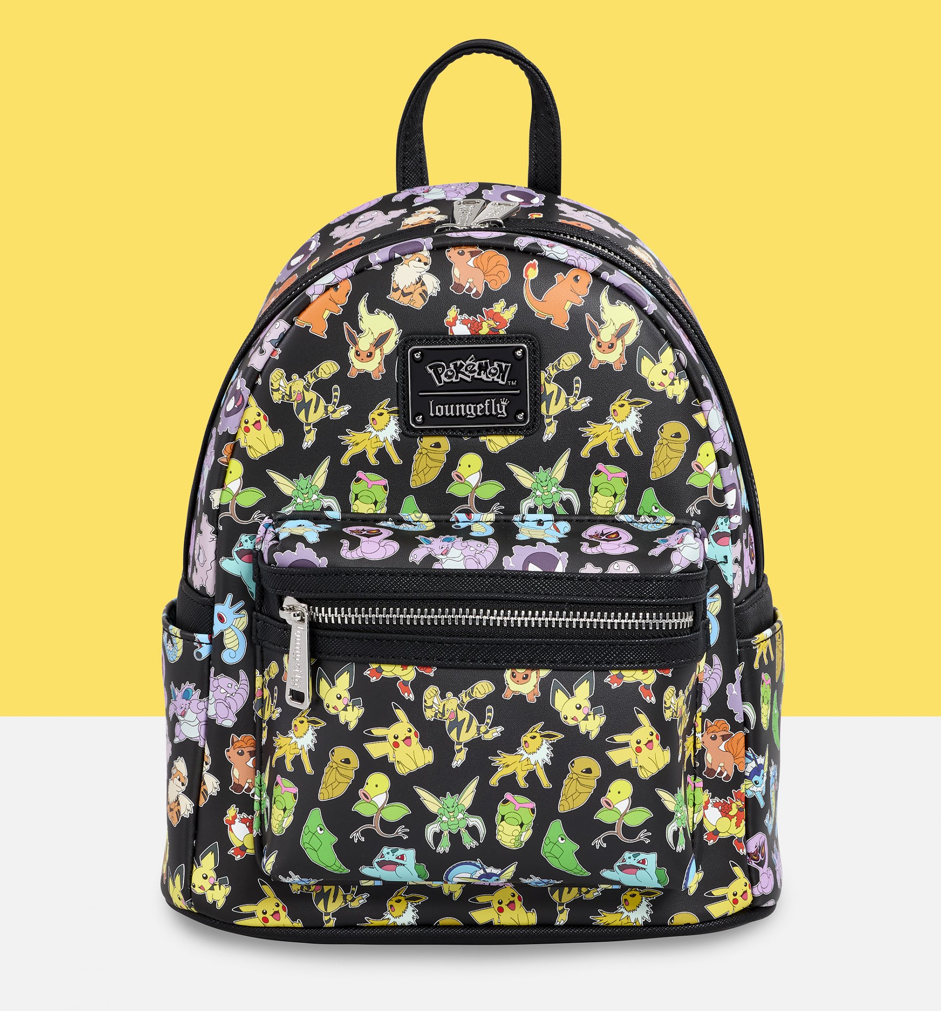 Loungefly Pokemon Multi Character All Over Print Mini Backpack
