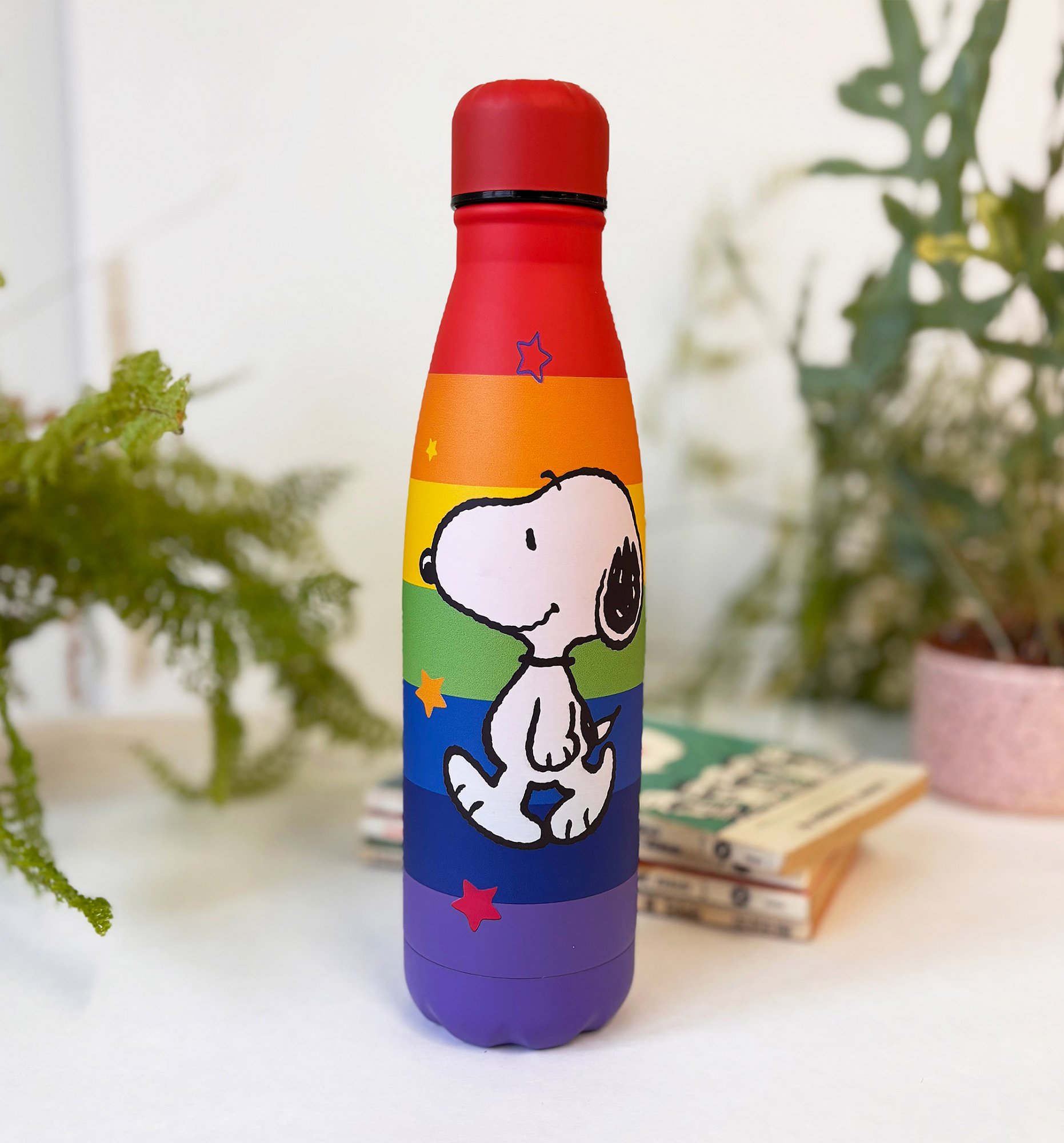 Peanuts Rainbow Water Bottle from House Of Disaster