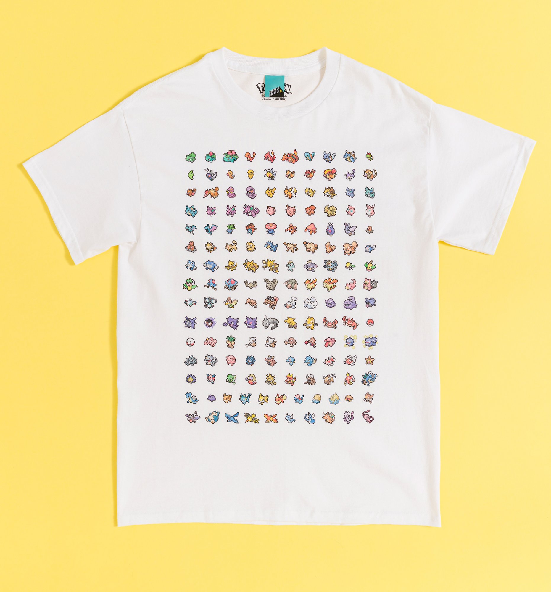 Pokemon First Gen Sprites White T-Shirt