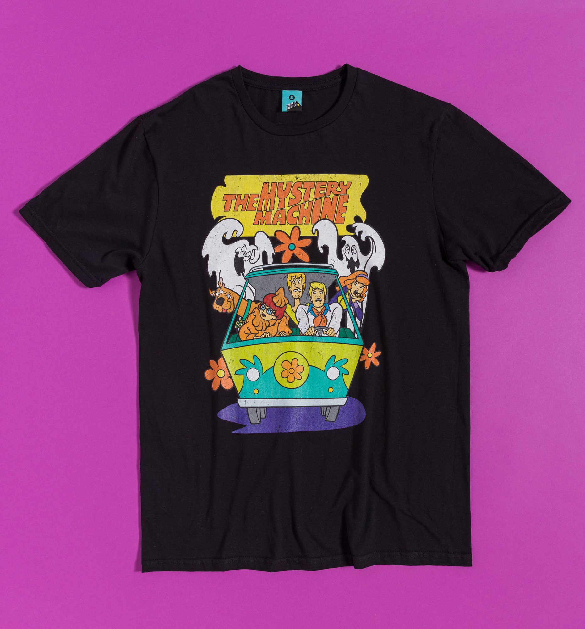 Scooby Doo Mystery Machine Black T-Shirt