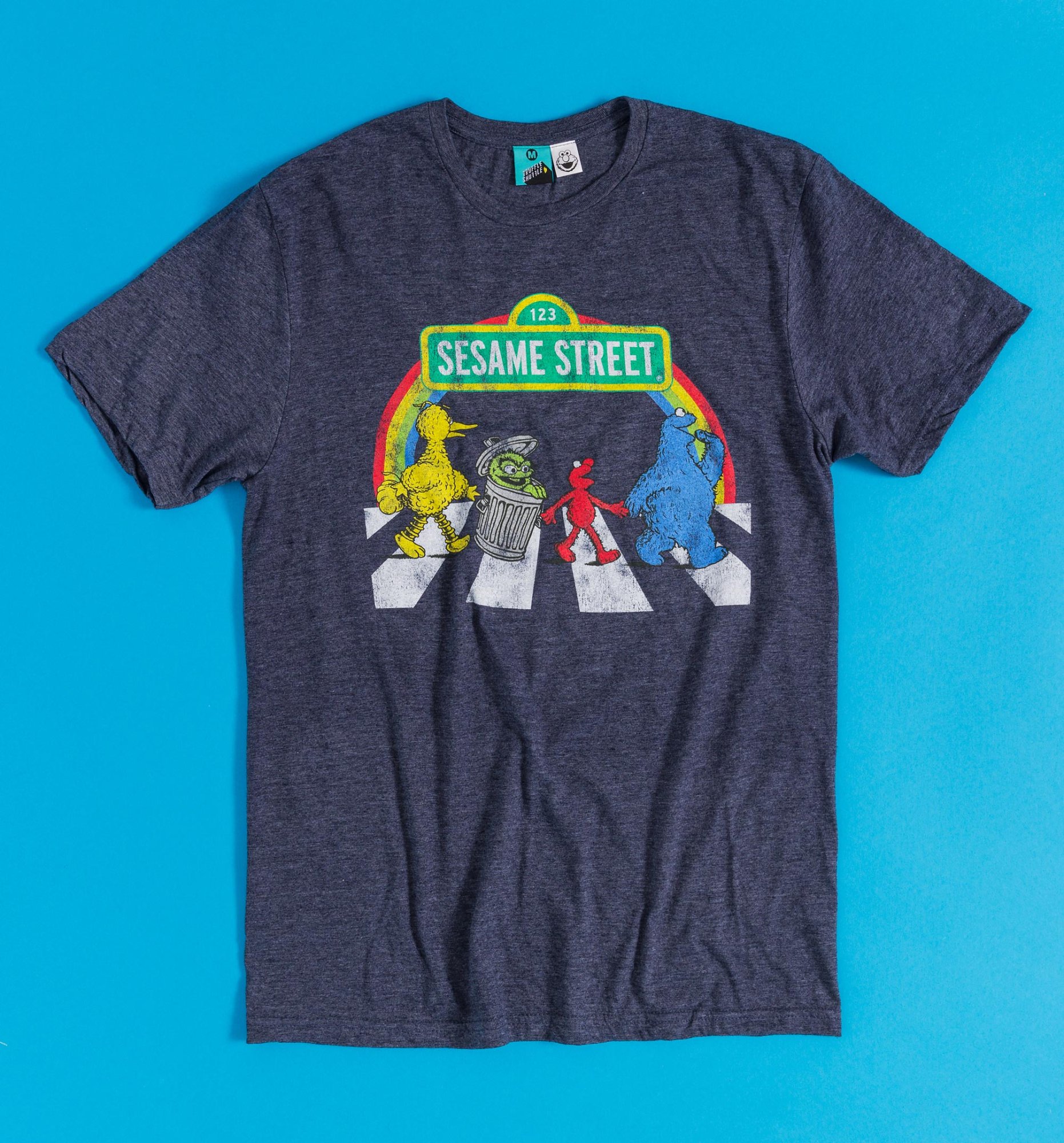 Sesame Street Abbey Road Navy T-Shirt