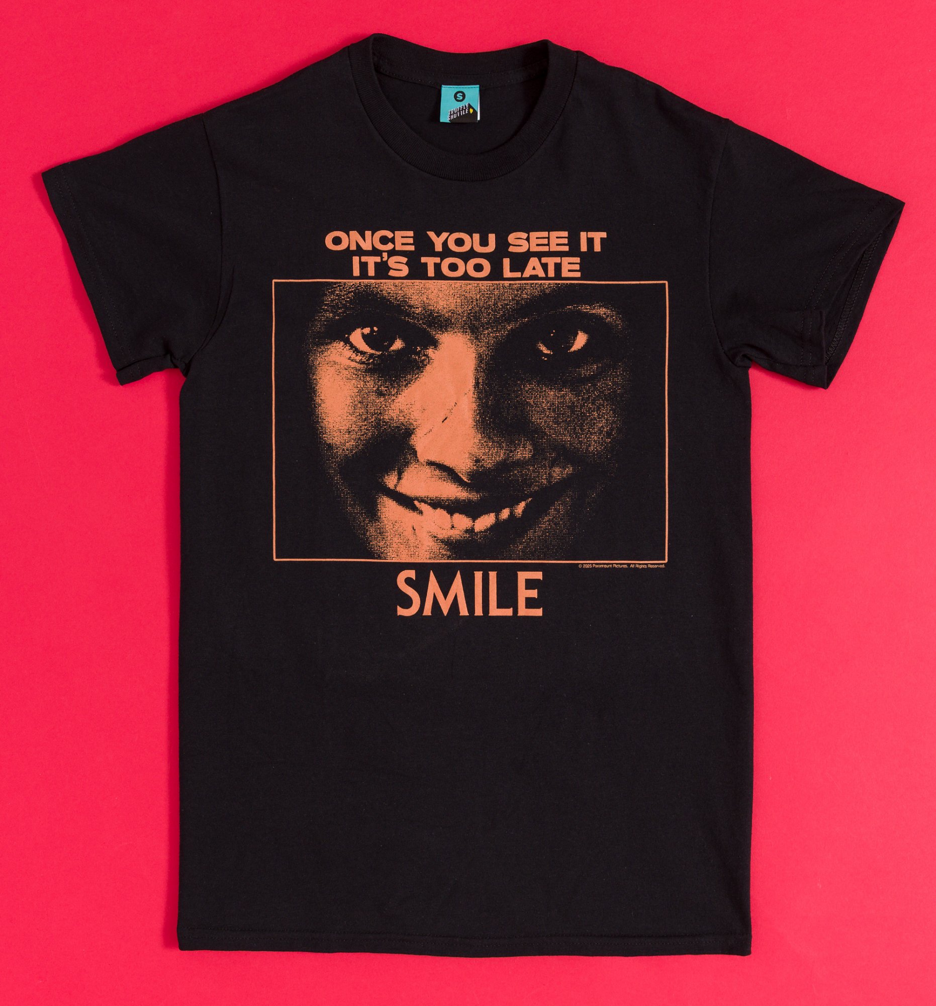 Smile Once You See It Black T-Shirt