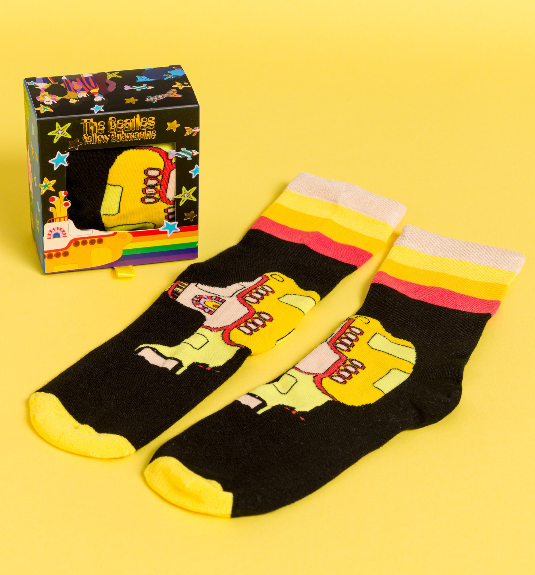 The Beatles Yellow Submarine Socks from House Of Disaster