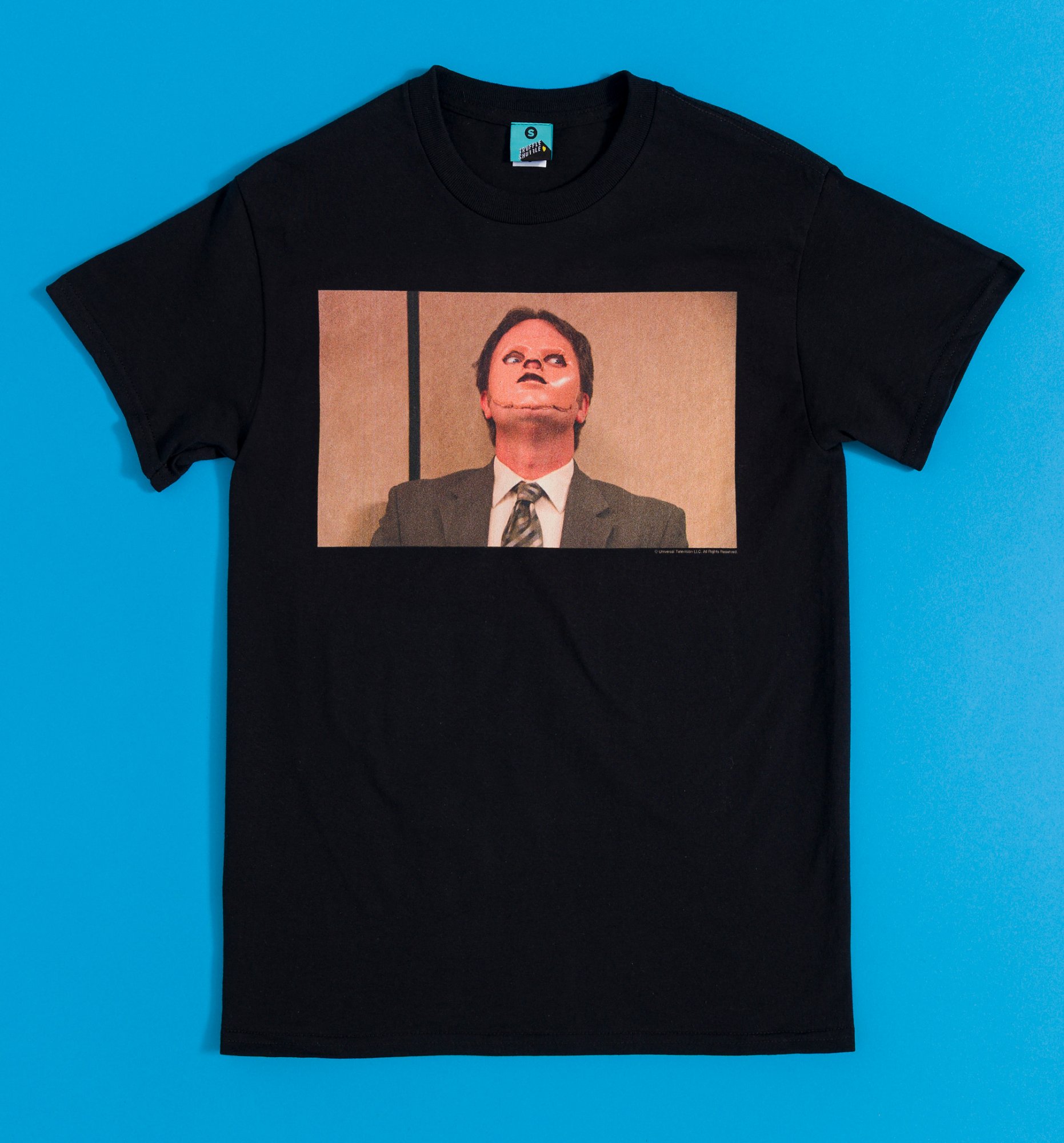 The Office Dwight Schrute Mask Black T-Shirt