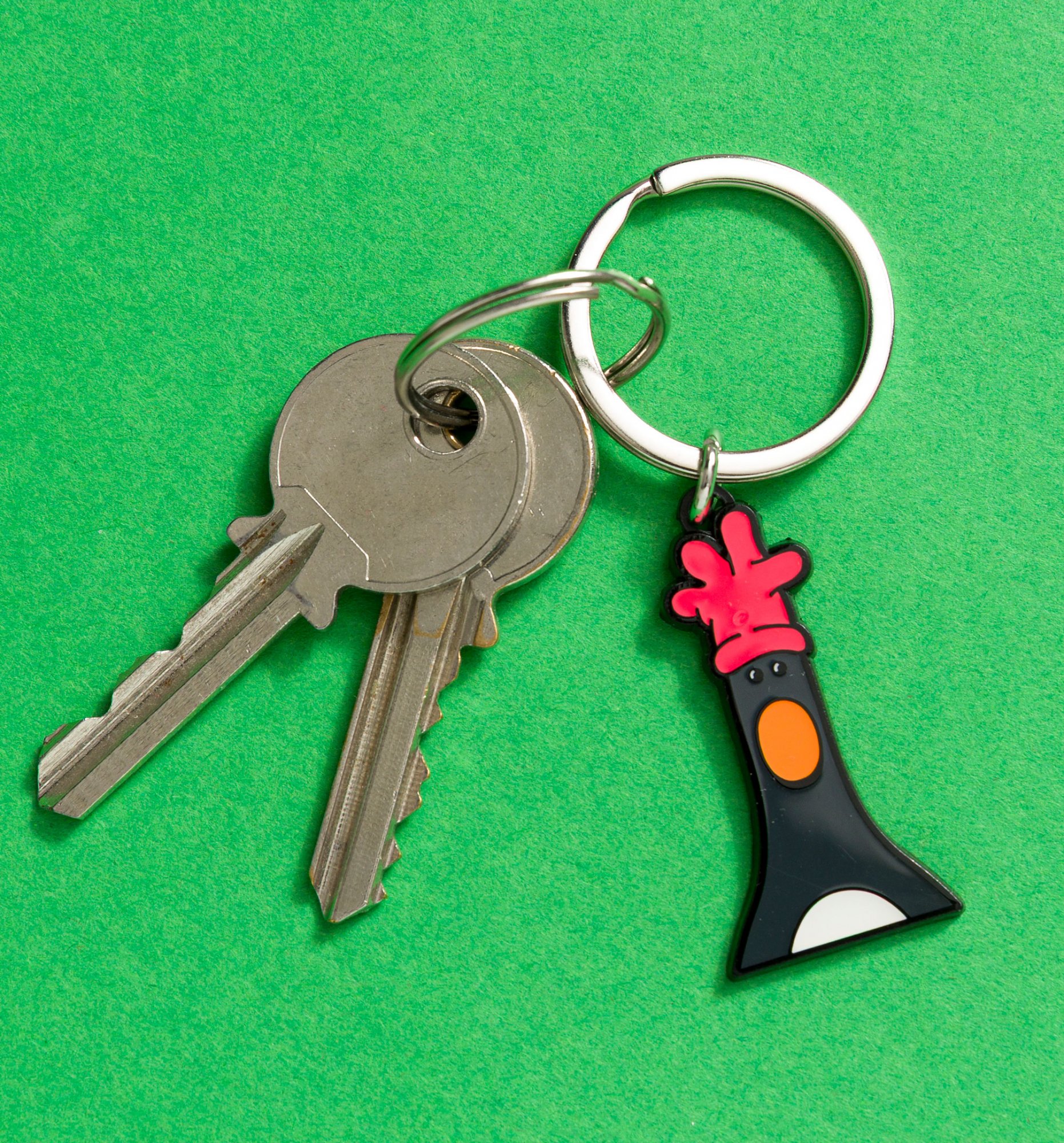 Wallace & Gromit Feathers McGraw Enamel Keyring