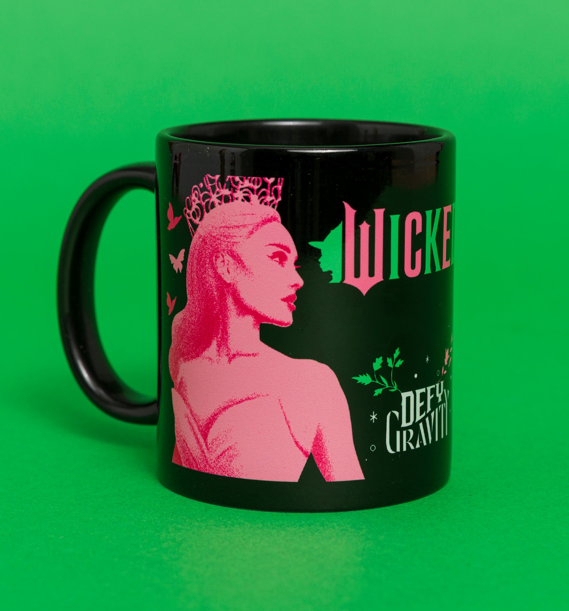 Wicked Defy Gravity Black Mug