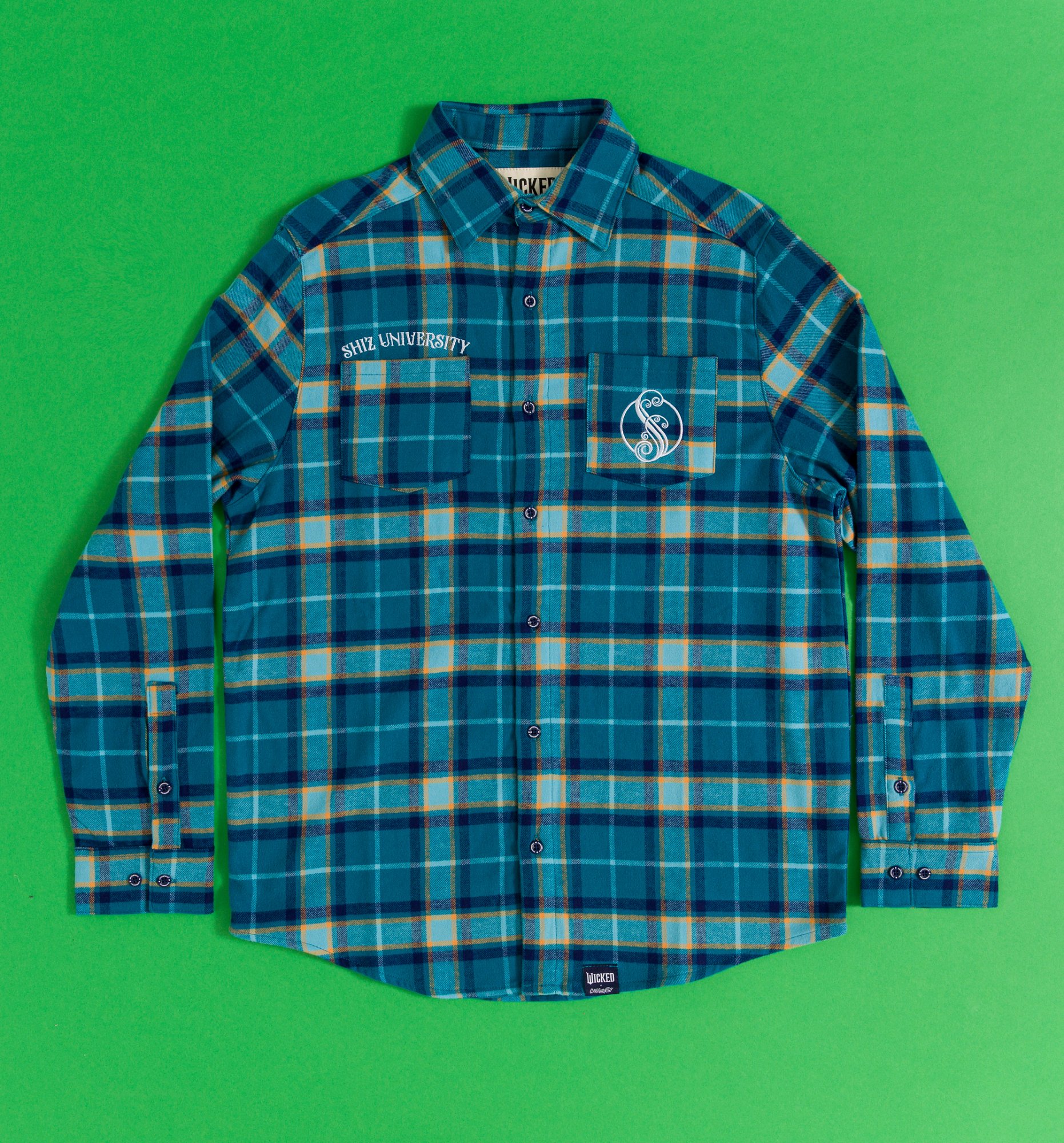 Wicked: For Good Shiz University Flannel Shirt from Cakeworthy